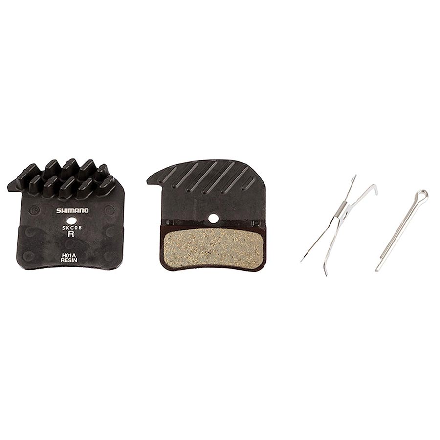 Shimano, H-Type, Disc Brake Pads, Shape: Shimano D-Type/H-Type, Metall ...