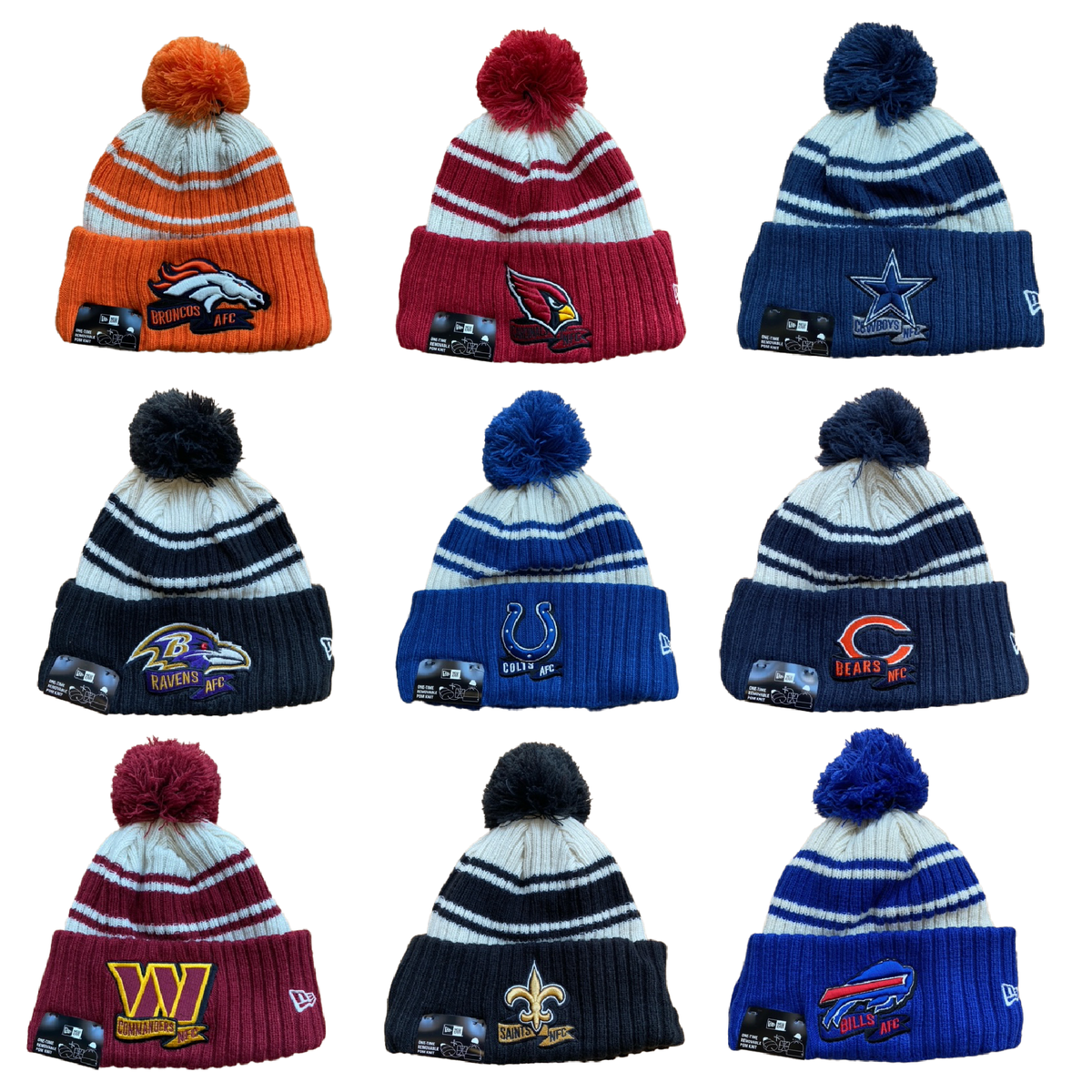 NEW ERA NFL22 SPORT KNIT TOQUE OSFM — Front Row Sports LTD