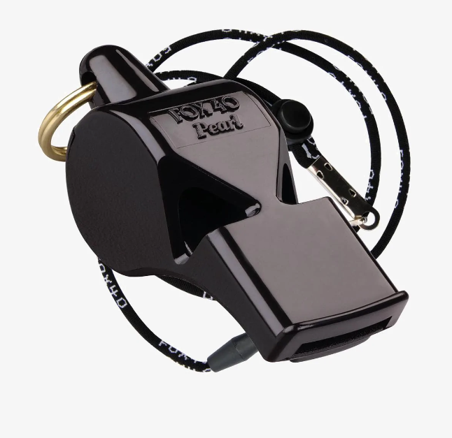 FOX 40 PEARL WHISTLE W/ LANYARD — Front Row Sports LTD